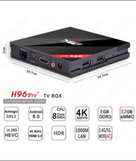 H96 Pro Plus Android TV Box